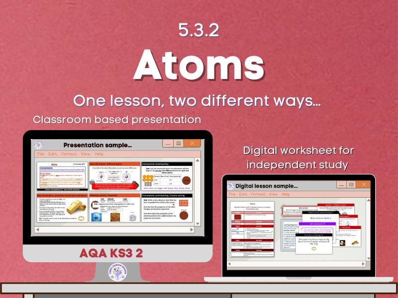 Atoms Lesson bundle (KS3 2) | Teaching Resources