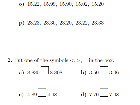 Decimal worksheets (with answers) | Teaching Resources