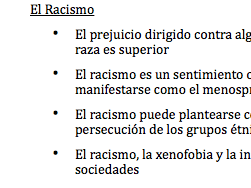 A Level Spanish El Racismo Revision | Teaching Resources
