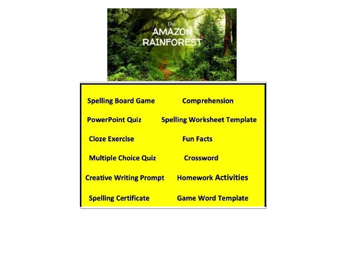 Amazon Rainforest | Teaching Resources
