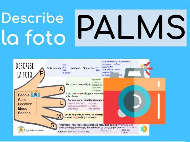 Describe la foto. GCSE Spanish. PALM. PALMS. Knowledge organiser ...