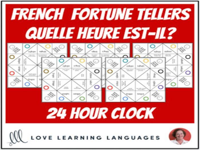 L heure French Telling Time 12 And 24 Hour Clock GAMES BUNDLE L heure French Telling Time 12 And 24 Hour Clock GAMES BUNDLE