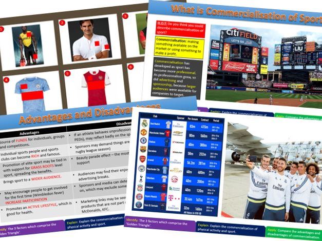 Commercialisation of Sport and Physical Activity - Edexcel GCSE PE (9-1 ...
