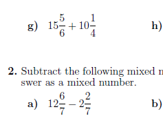 Operations between mixed numbers worksheet (with solutions) | Teaching ...