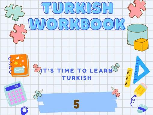 Printable Turkish quizzes workbook 5. Copy practice writing and reading ...