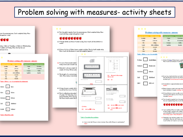 Primary Maths Resources: Geometry and Measures for KS1 and KS2 | Tes