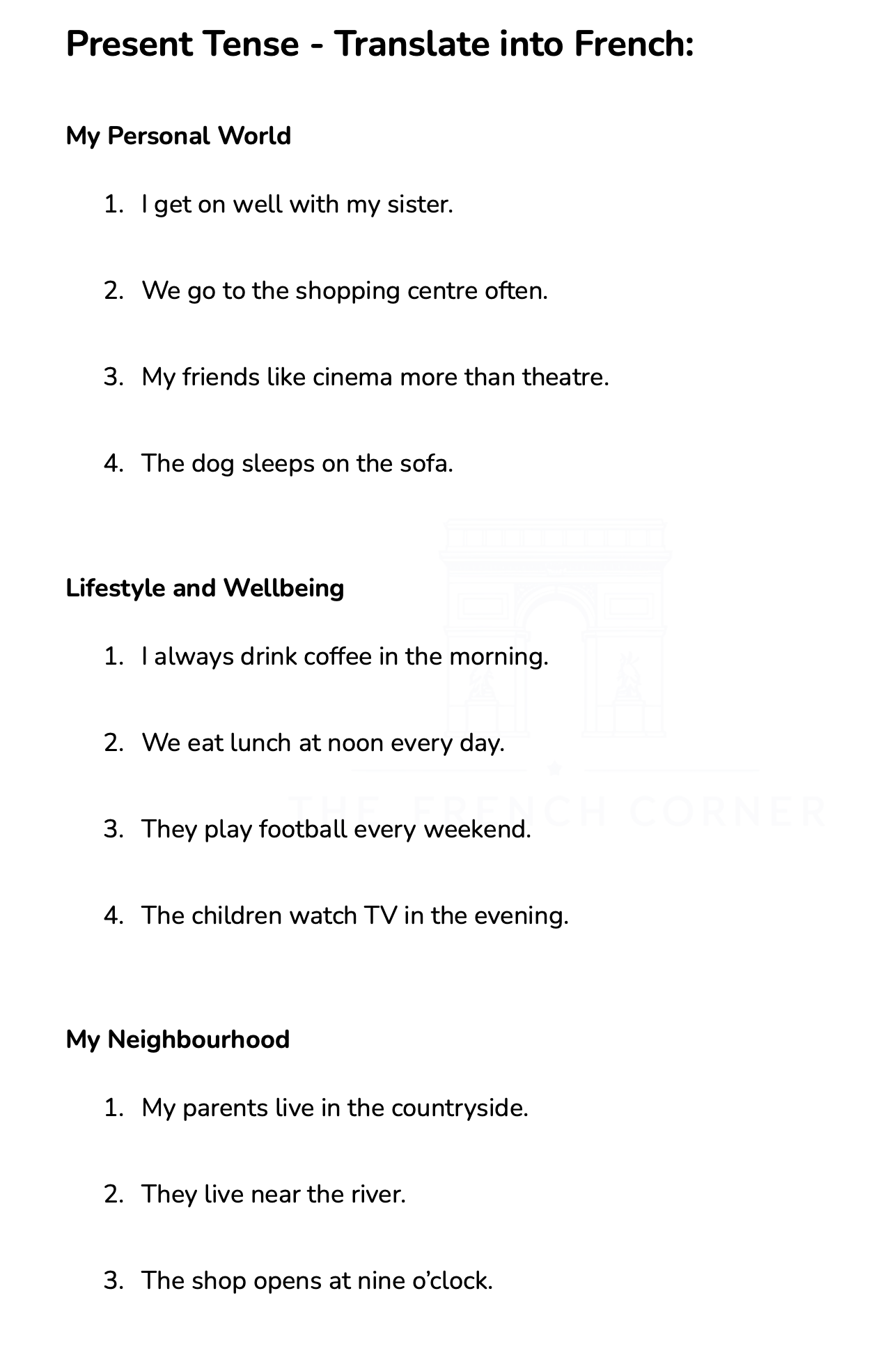 FREE 2026 Pearson Edexcel GCSE French – Translation into French (Tenses ...