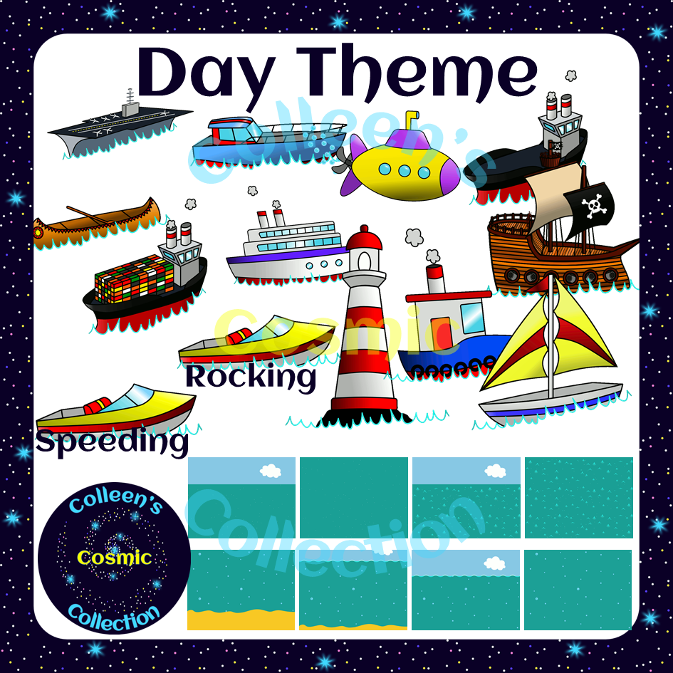 Animated GIF Build Your Own Scene Water Transport Clipart | Teaching ...