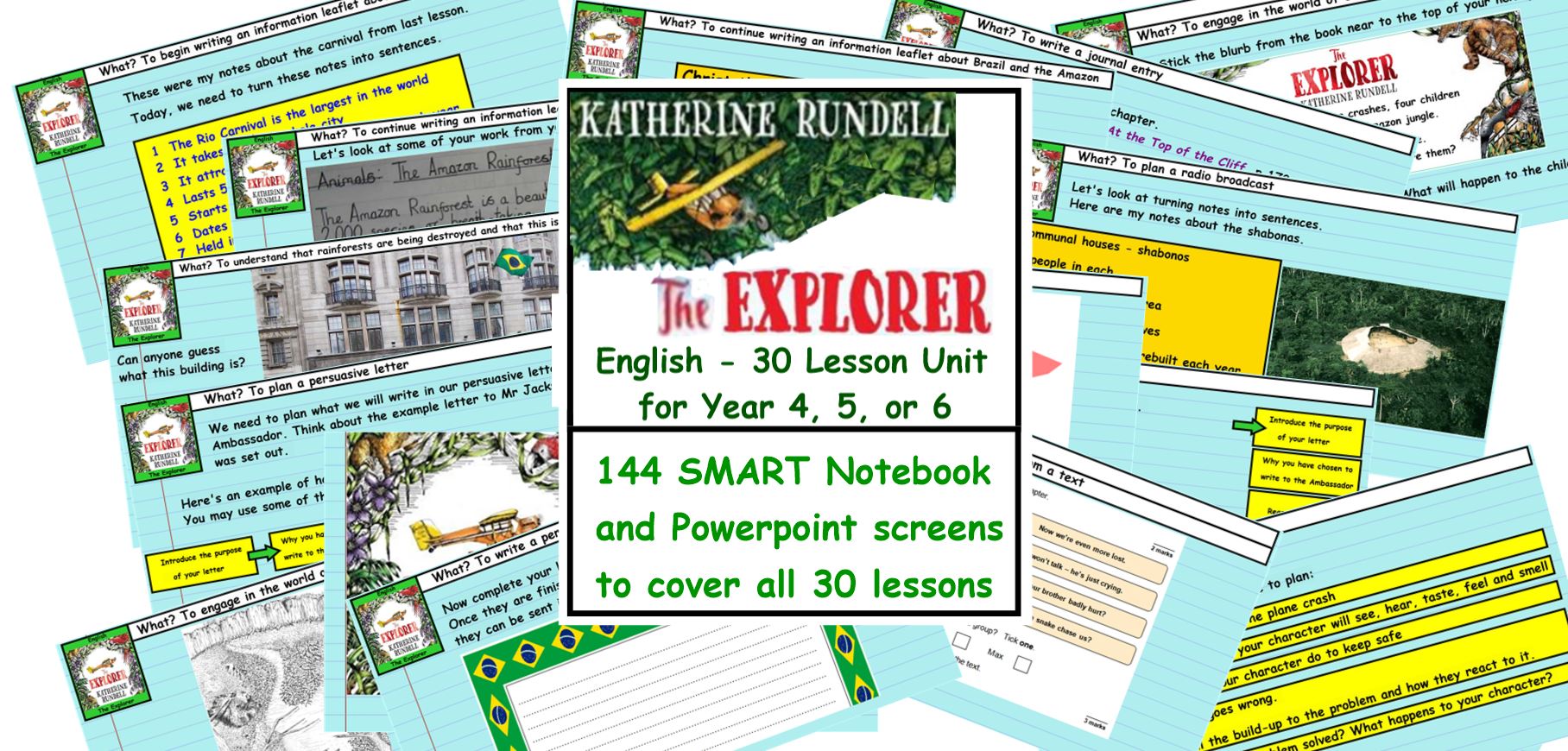 30 lessons – ‘The Explorer’ by Katherine Rundell – Year 4/5/6 – English ...