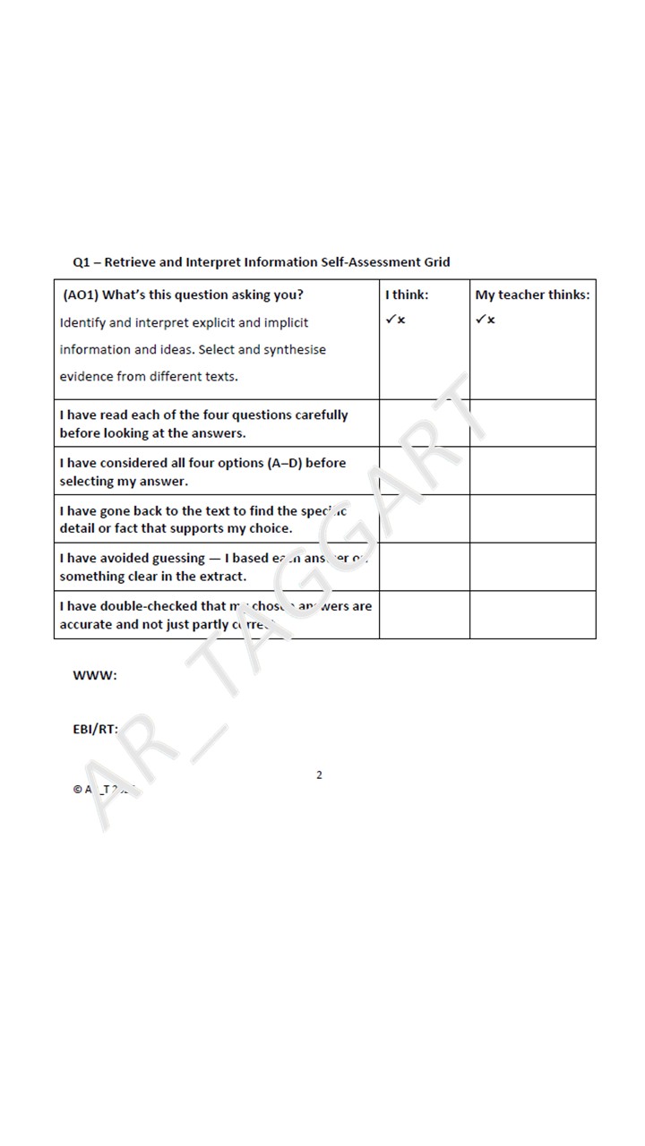 NEW - AQA (2026) FULL GCSE English Language Paper 1 | GILMAN | + AO SA Grids | +Teacher Answers ...