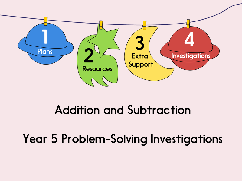 Year 5 Problem Solving Investigations Addition And Subtraction 