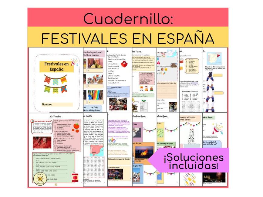 PACK - SPANISH GCSE REVISION. ANSWERS INCLUDED. | Teaching Resources