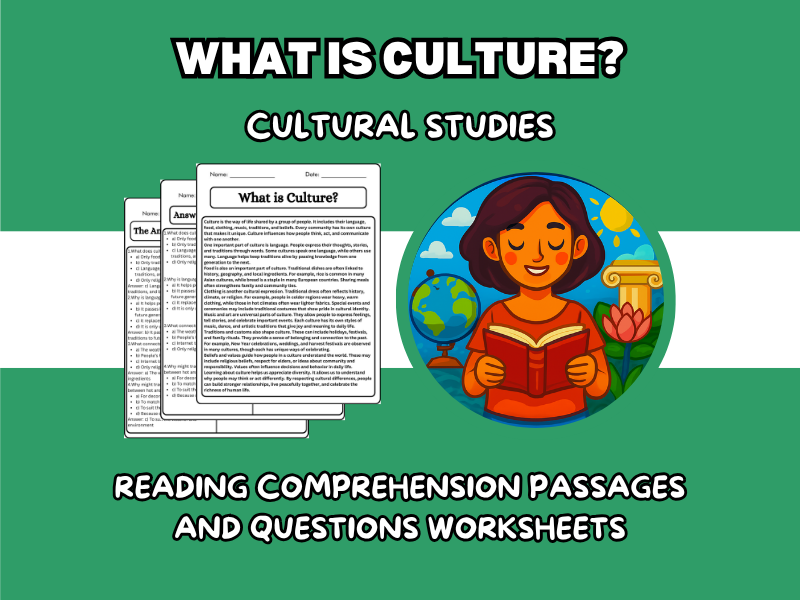 What is Culture? - Cultural Studies Reading Comprehension Passages ...