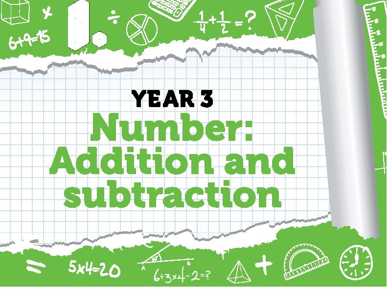 Year 3 Addition And Subtraction Week 8 Teaching Resources