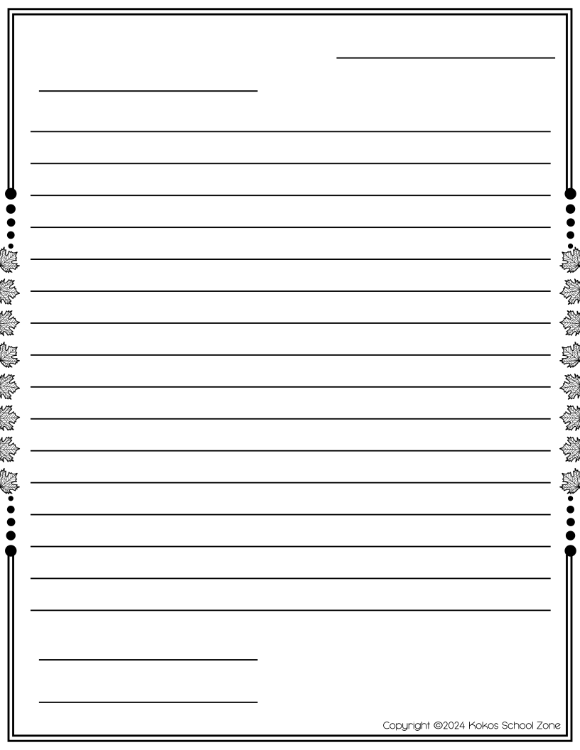 Blank Friendly Letter Templates - Printable | Teaching Resources