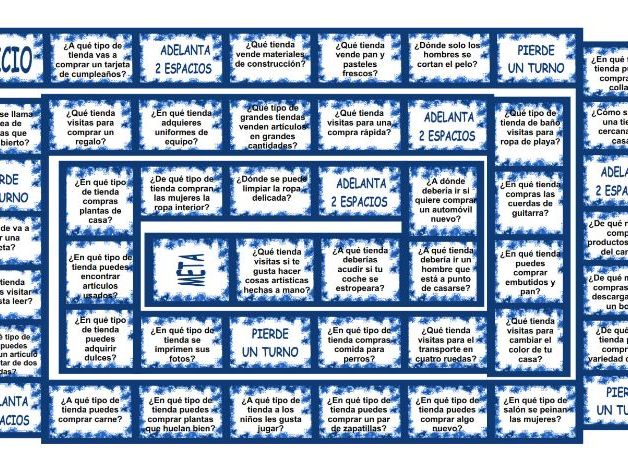 Stores and Shops Spanish 4 Worksheet-2 Game-1 Exam Bundle | Teaching ...