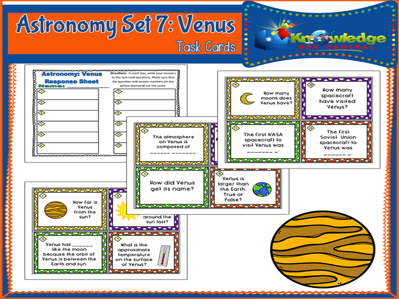 Venus Worksheets Lessons And Printables