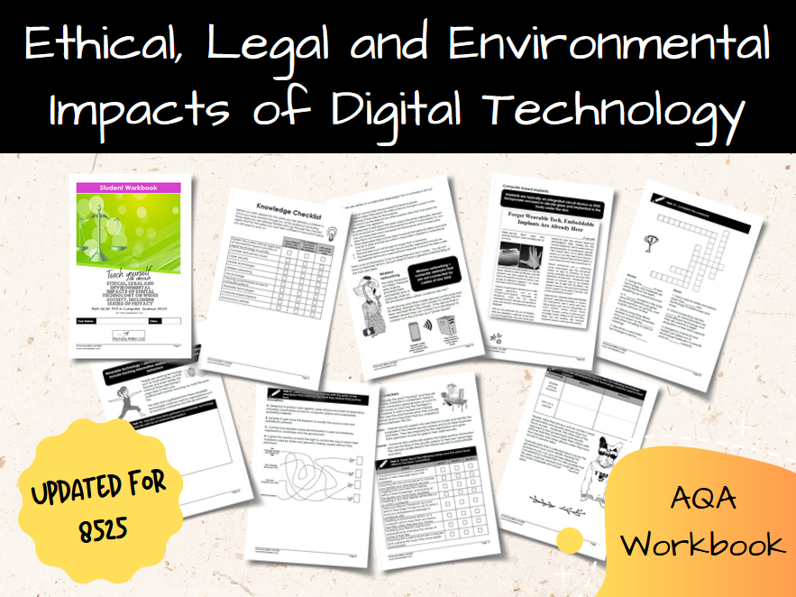 Ethical, Legal and Environmental Impacts AQA GCSE Computer Science ...