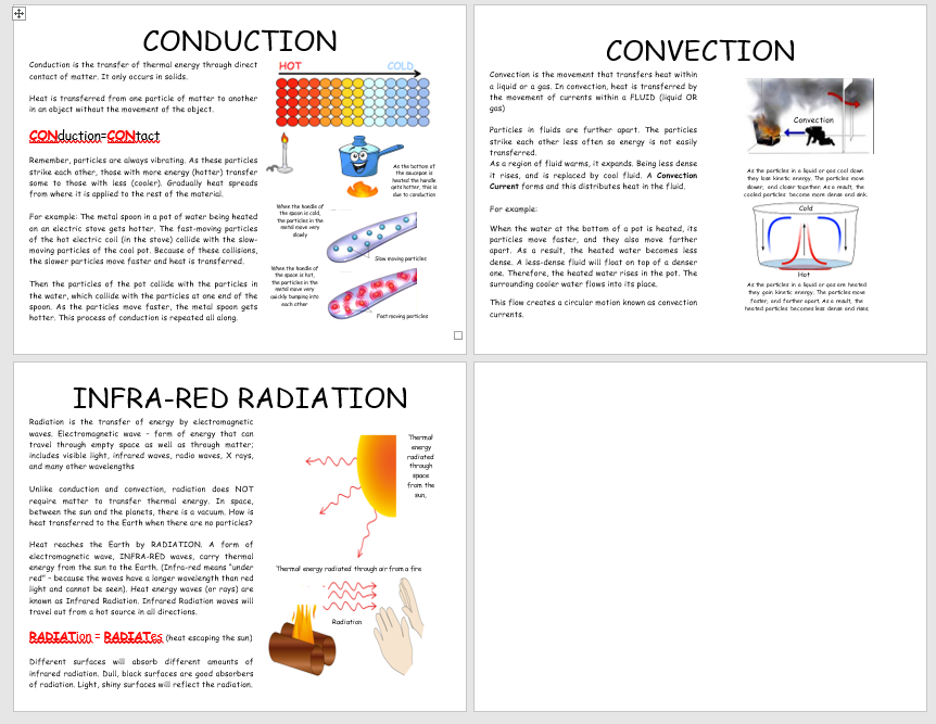 Year 7 Energy- L6 Conduction and convection (Lesson) | Teaching Resources