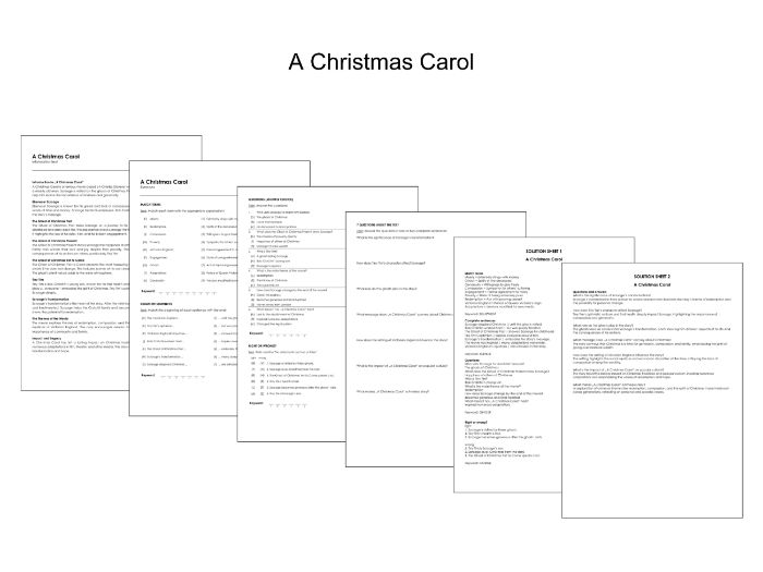 The Movie "A Christmas Carol" | Teaching Resources