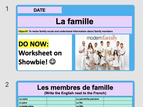 French Family Members GCSE 2 Lessons Teaching Resources french-family-members-gcse-2-lessons-teaching-resources