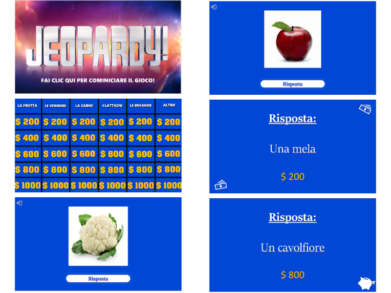 Italian Jeopardy - House Vocabulary - Vocabolario : LA CASA - PPT with ...