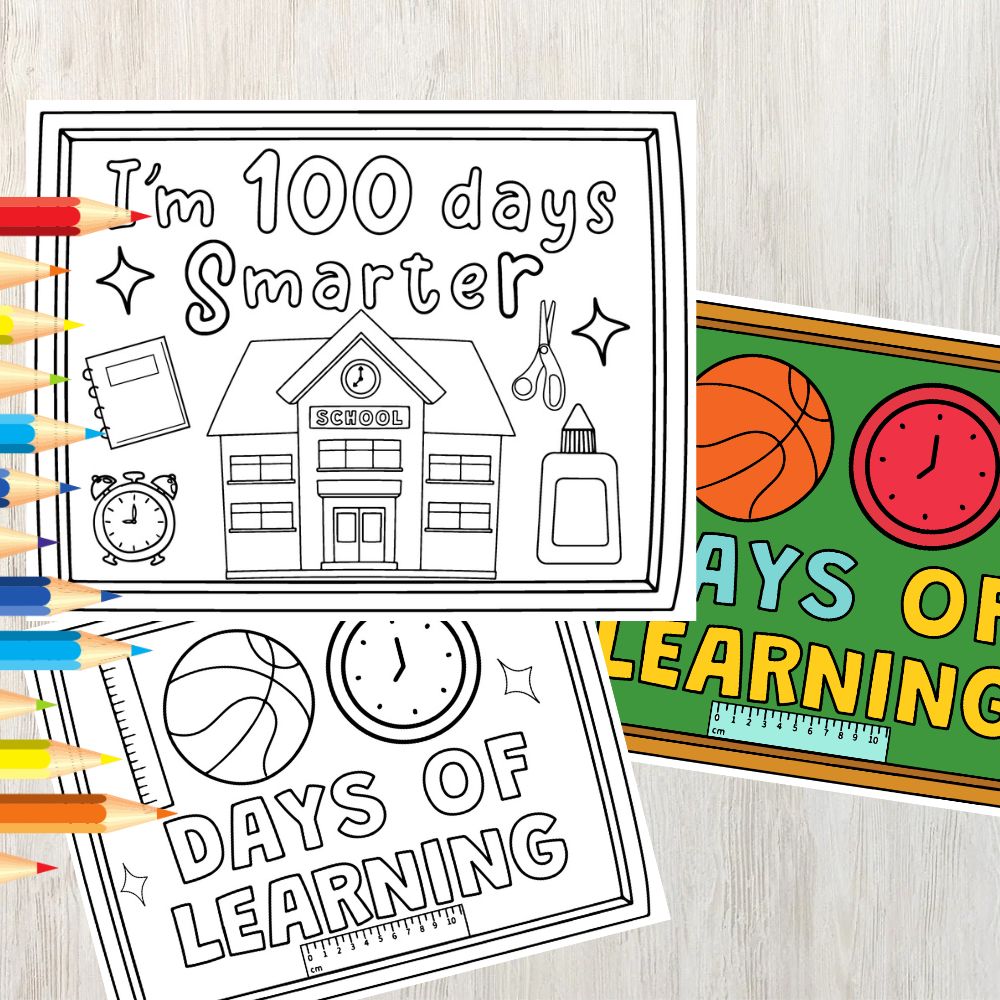 100th Day Of School Coloring Pages Amazing Activity For Little Kids 100th Day Of School Coloring Pages Amazing Activity For Little Kids