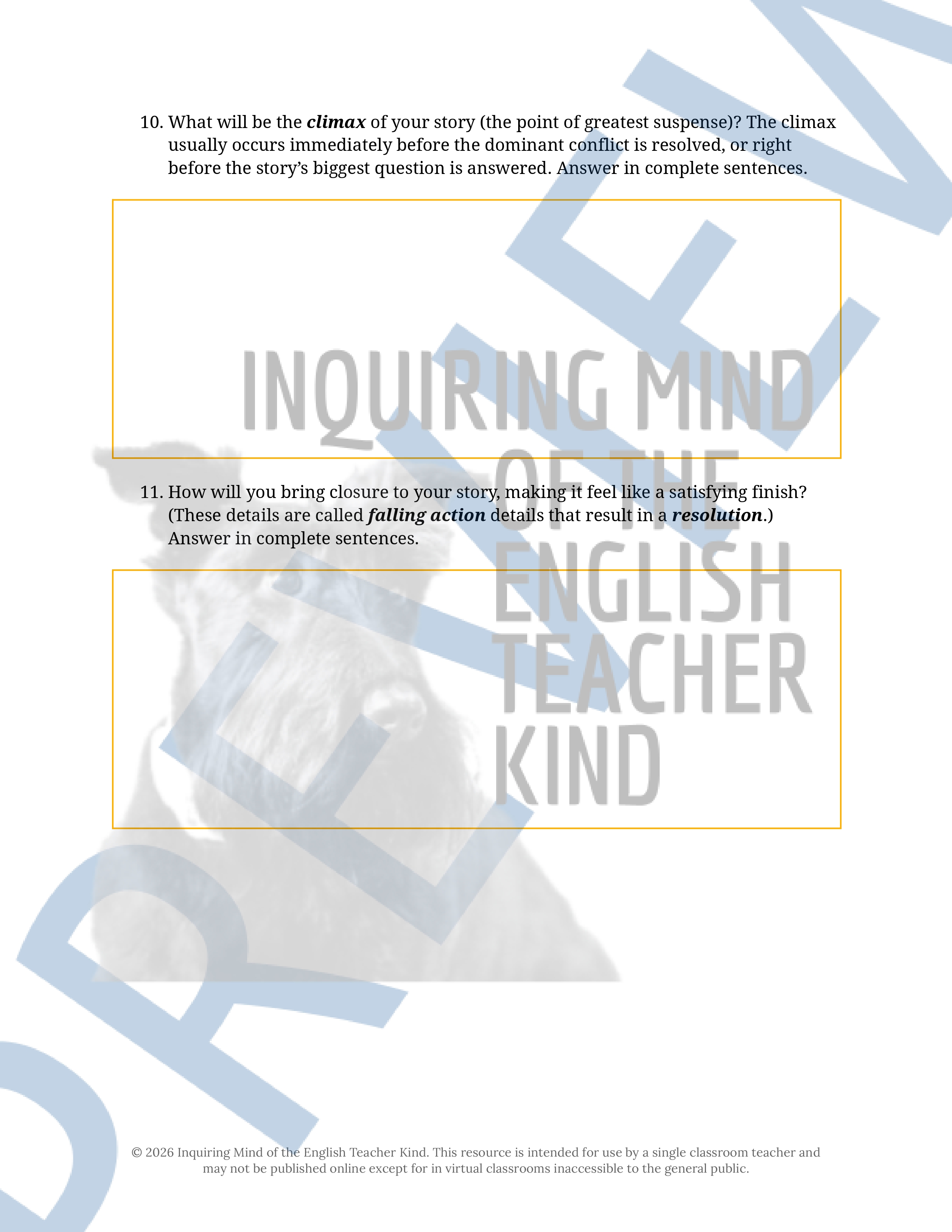 High School Creative Writing Unit Plan and Story Project | Ironic ...