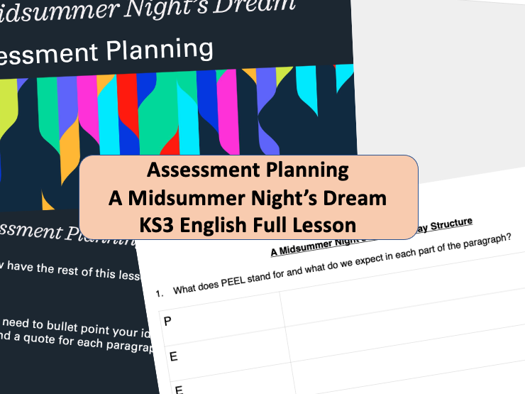 Understanding Comedy - A Midsummer Night's Dream | Teaching Resources