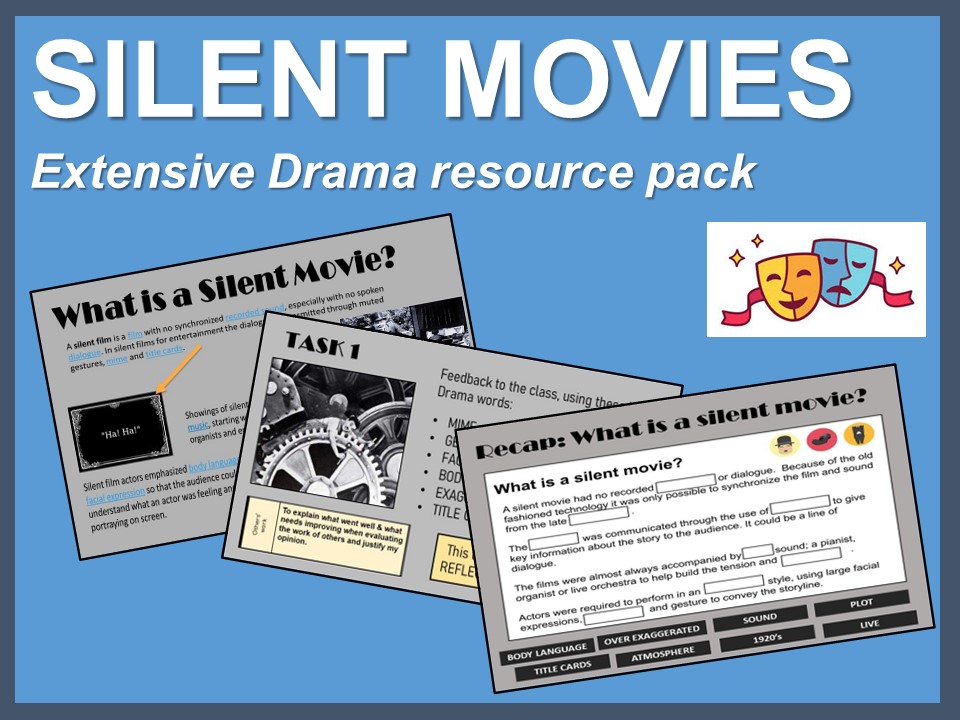 Silent Movies: Extensive Drama resource pack | Teaching Resources