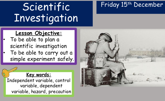 KS3 Scientific Investigation: Practical Skills | Teaching Resources