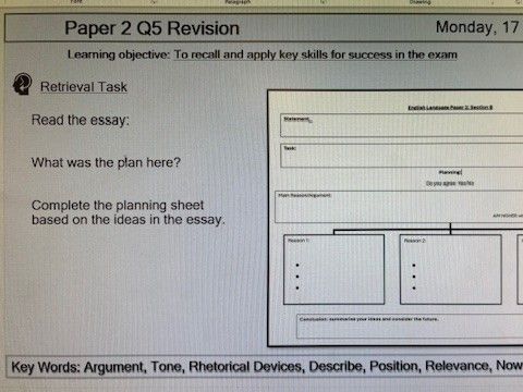 English Language Paper 2 Q5 Revision | Teaching Resources