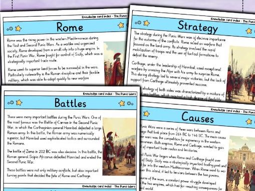 The Punic Wars - Flashcards | History | Key Battles | Rome vs. Carthage ...