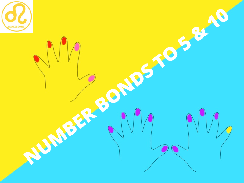 Number bonds to 5 & 10 hands worksheets | Teaching Resources