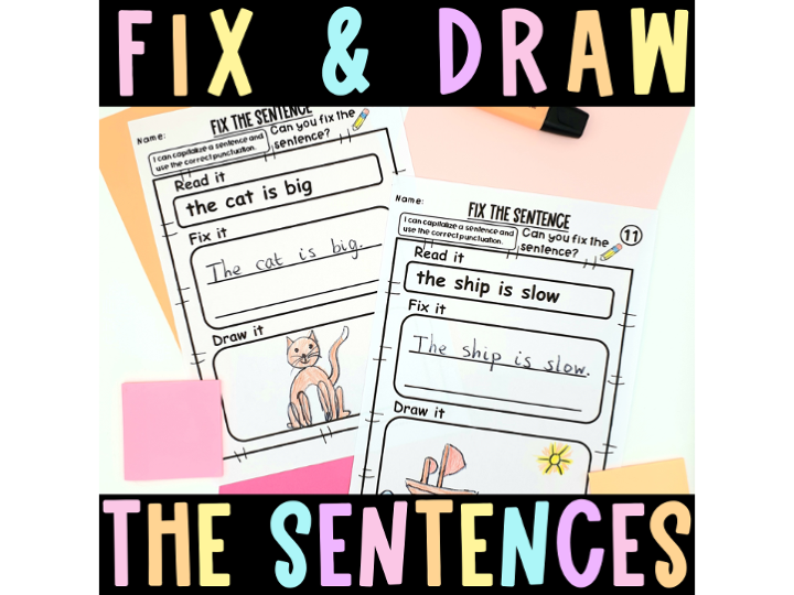 Worksheets On Sentence Structure KS1 Teaching Resources