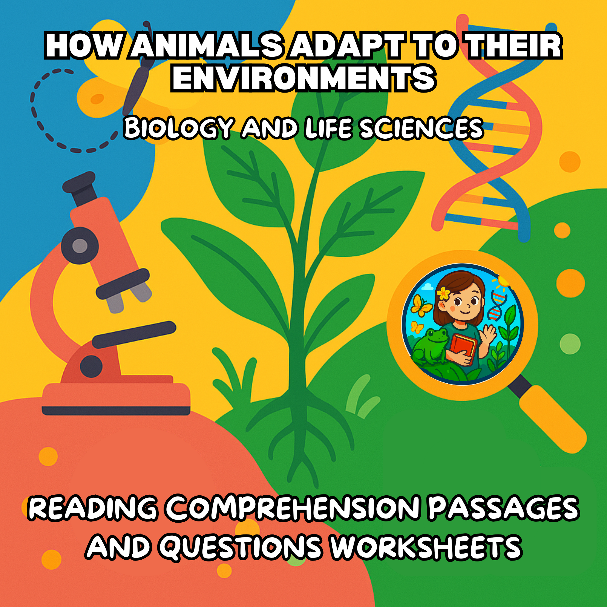 How Animals Adapt to Their Environments Reading Comprehension Passages ...