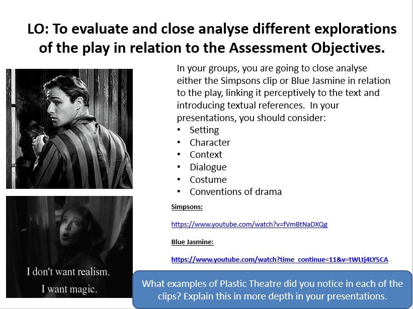 A Streetcar Named Desire Revision | Teaching Resources A Streetcar Named Desire Revision | Teaching Resources