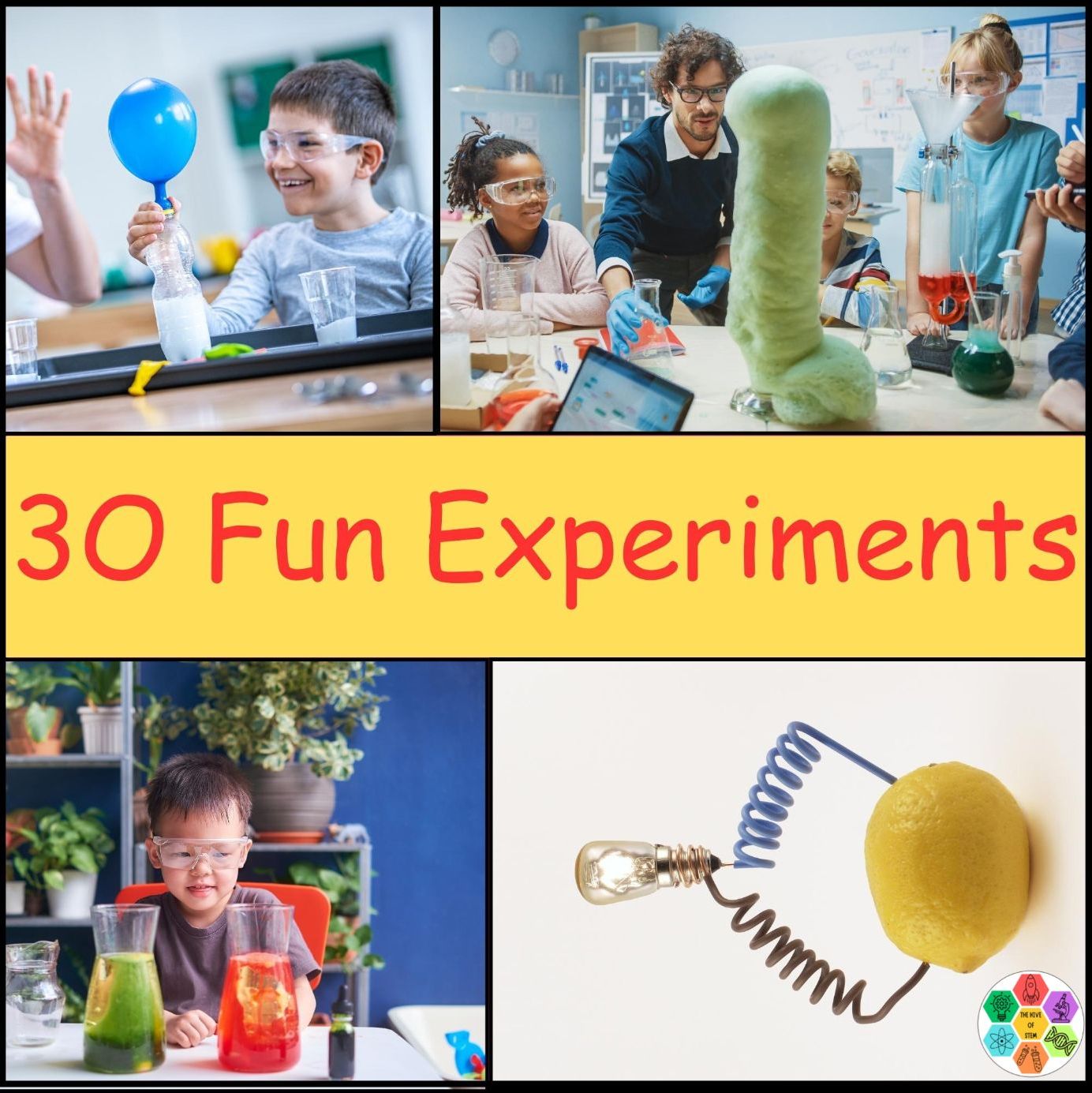30 Fun Experiments: STEM Activities and Scientific Method | Teaching ...