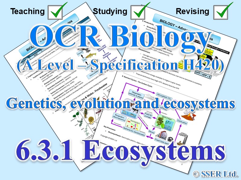 BIOA_OCR Topic Notes: 6.3.1 Ecosystems | Teaching Resources
