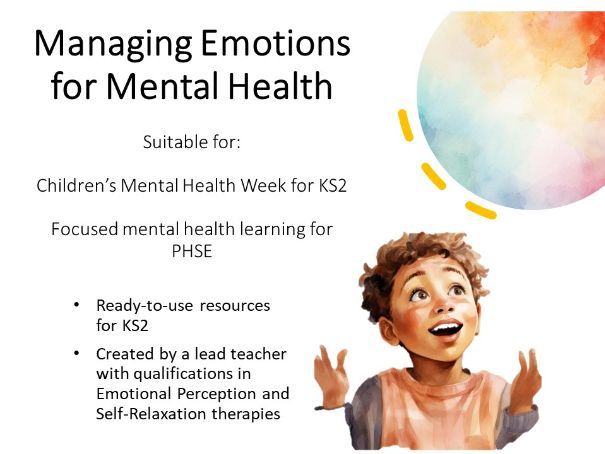 Mental Health Week Emotions PHSE KS2 | Teaching Resources
