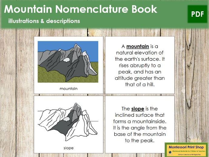 Primary mountains resources