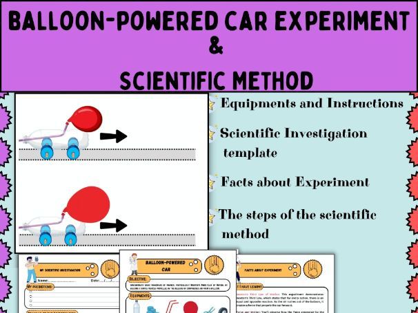 Balloon-Powered Car Experiment : STEM activities and Scientific Method | Teaching Resources