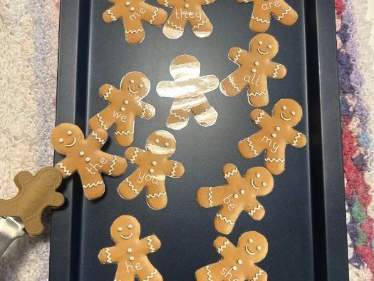 Phase 3 Tricky words - Gingerbread Man Cookies | Teaching Resources