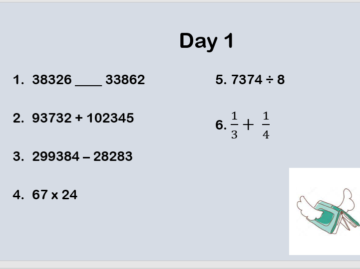 Year 6 Maths Morning Activity (1) | Teaching Resources