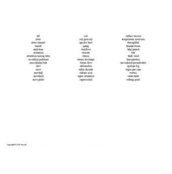 Introduction to the Hydrosphere II Word Search for Physical Geography ...
