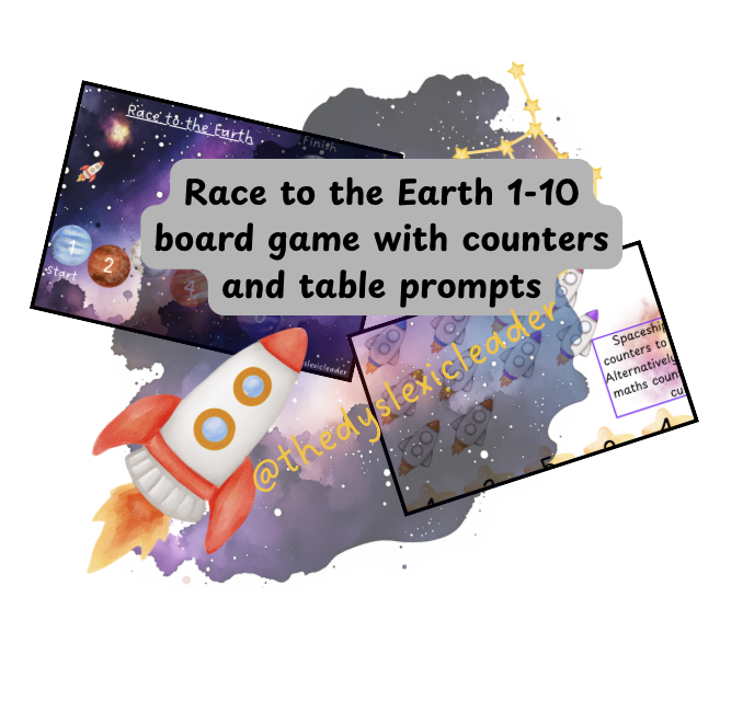 Race to the Earth Board Game 1-10 | Teaching Resources