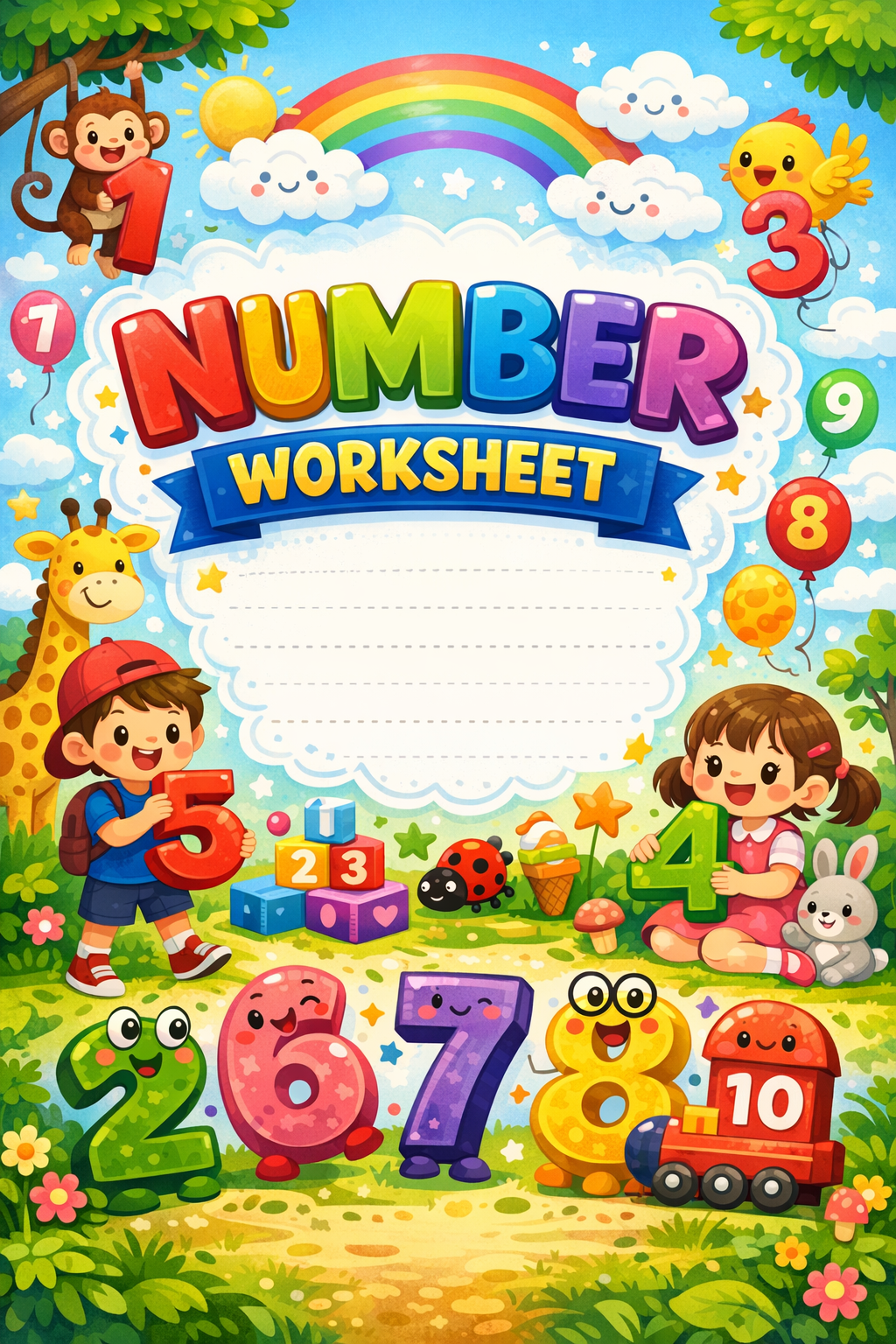 “Fun with Numbers 1–10 | Tracing, Counting & Recognition for Early ...