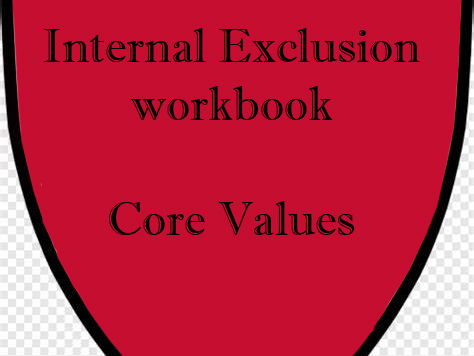 Internal Exclusion Workbook School Values | Teaching Resources