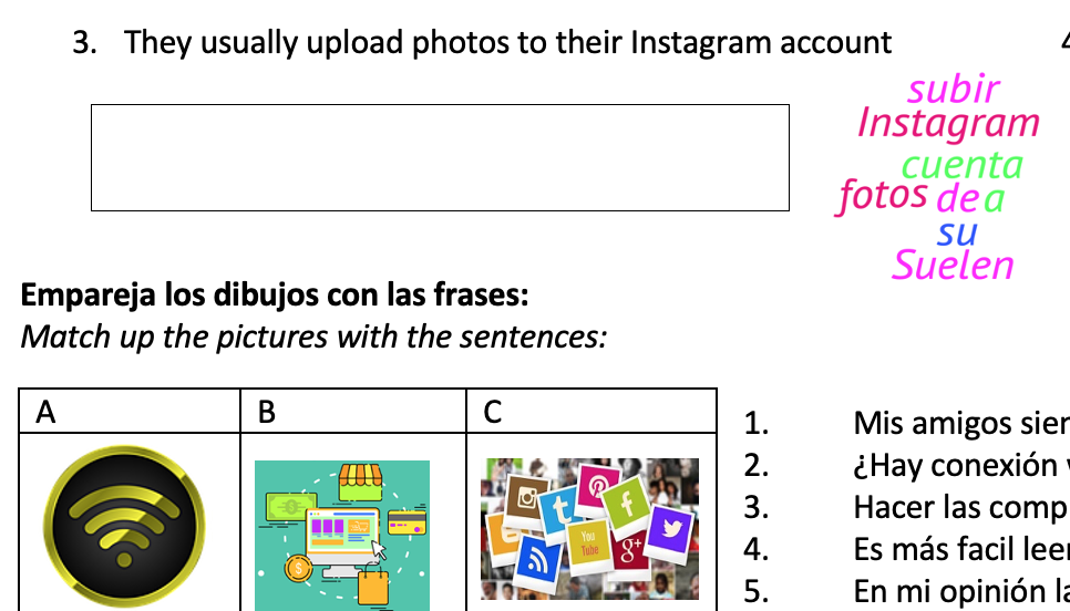 Claro 2 Generación digital 3.1 | Teaching Resources