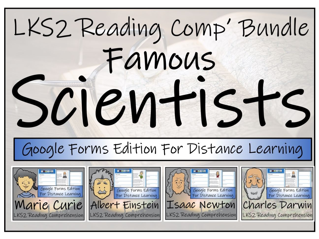LKS2 Famous Scientists Reading Comprehension Bundle | Digital & Print ...